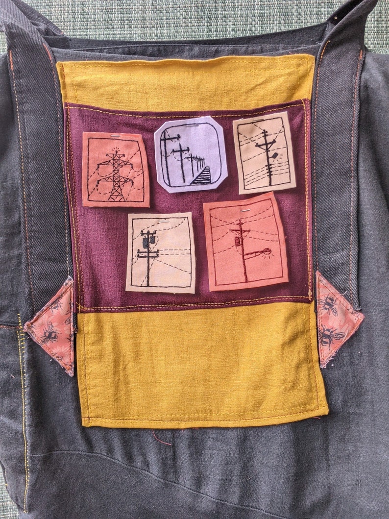 Power Lines II 2 X 2 Sew-on Patch - Etsy