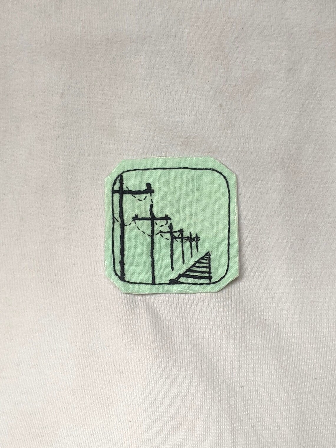 Power Lines II 2 X 2 Sew-on Patch - Etsy