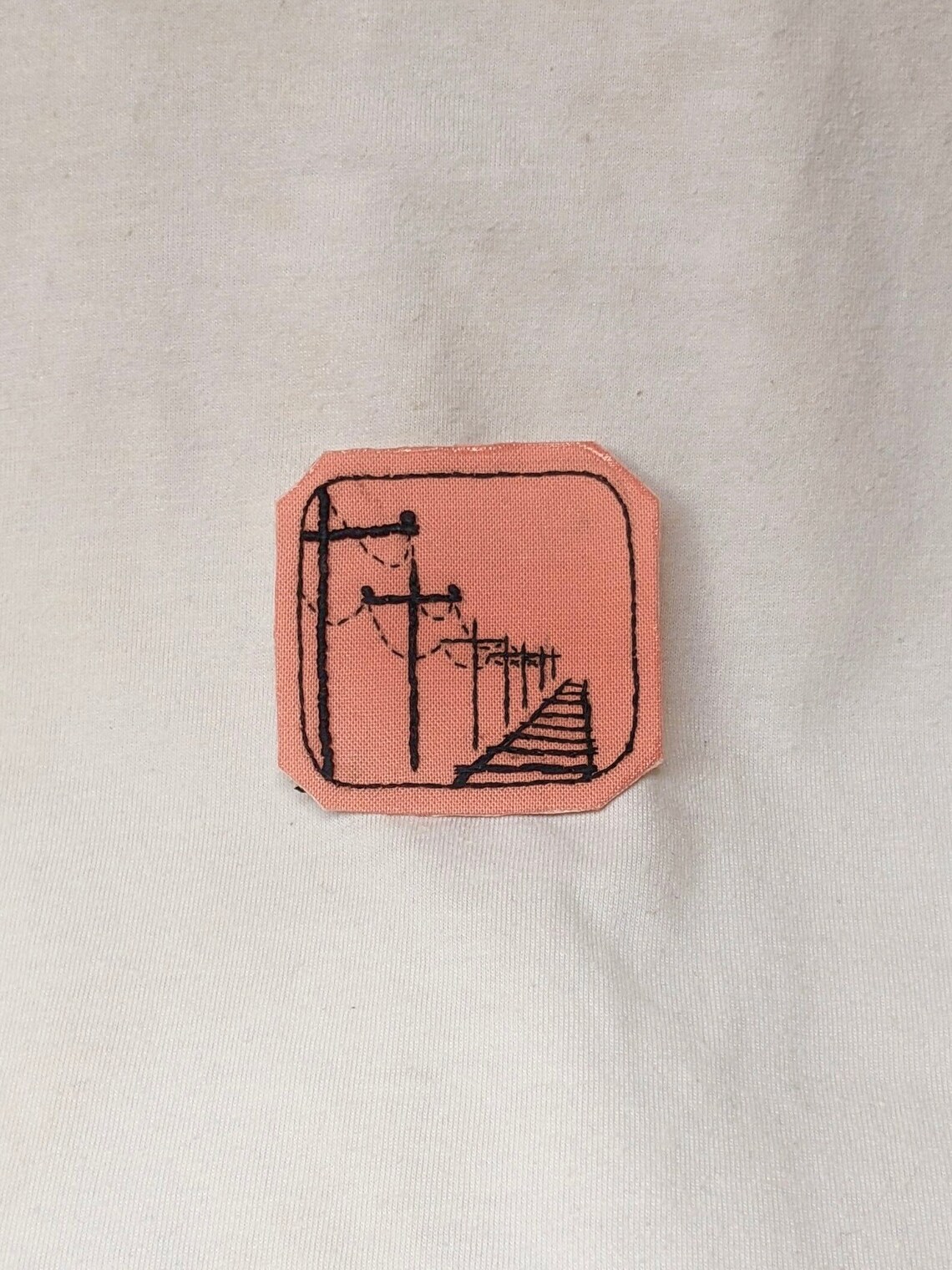 Power Lines II 2 X 2 Sew-on Patch - Etsy