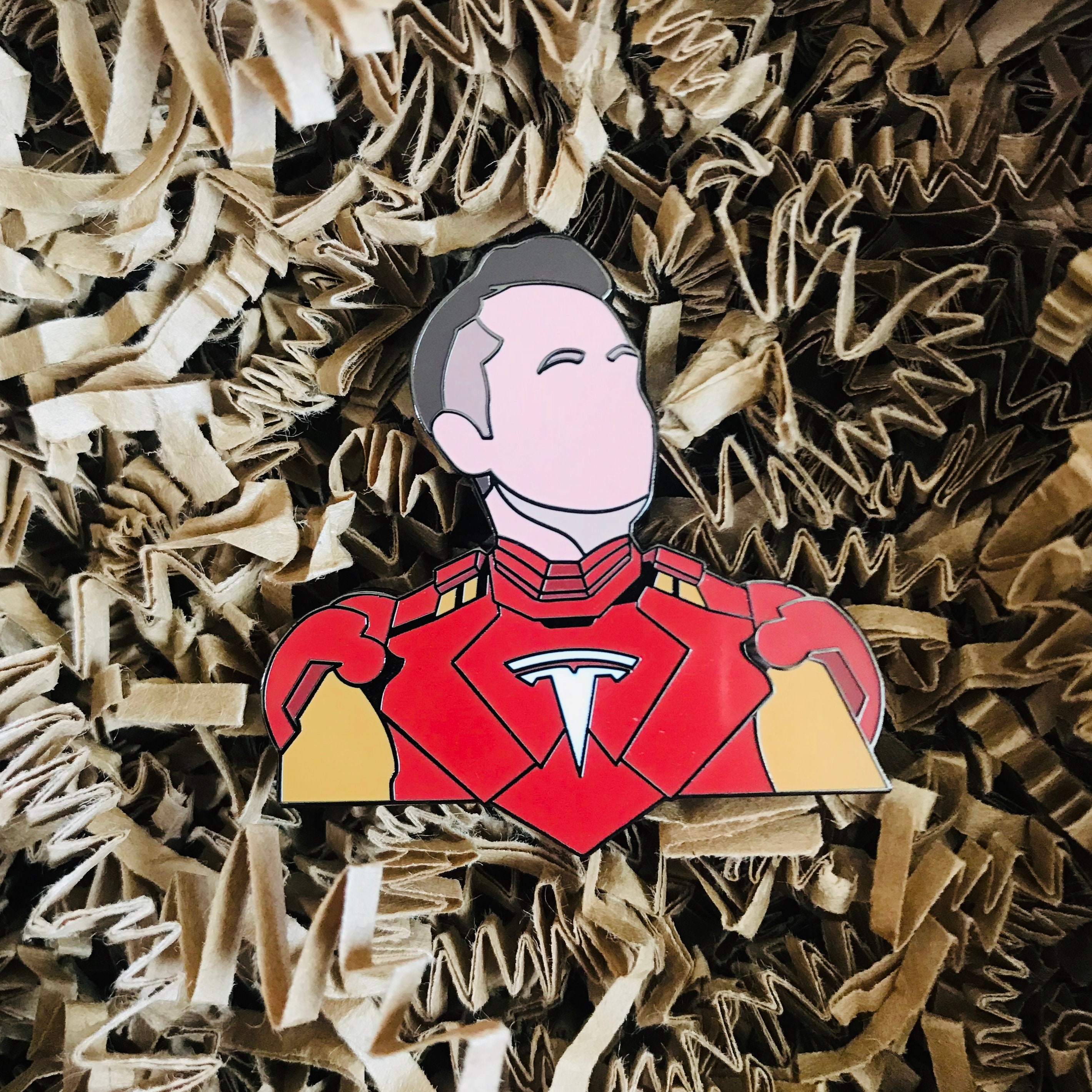 Elon Musk Hard Enamel Pin | Etsy