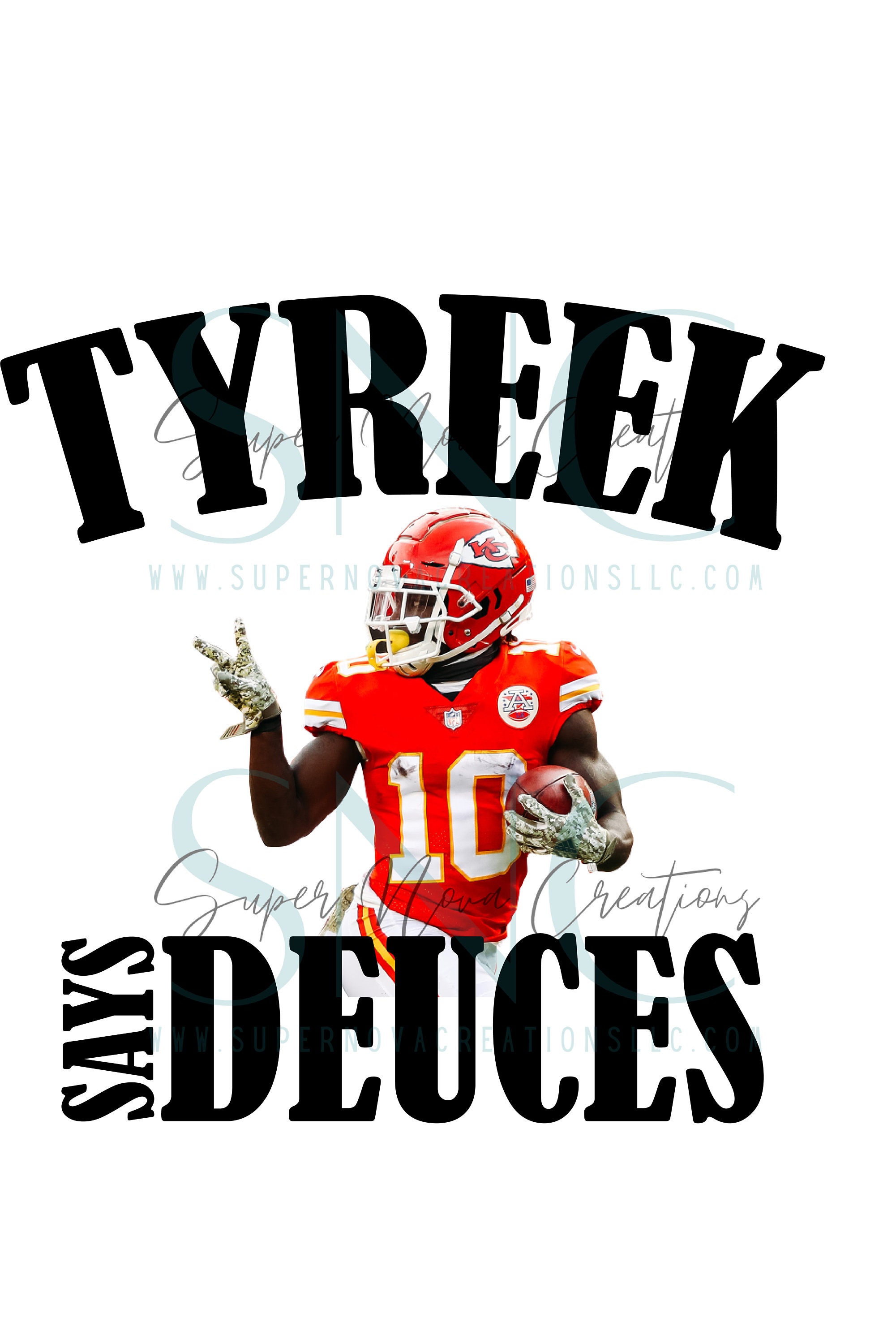 Tyreek Says deuces PNG Download - Etsy