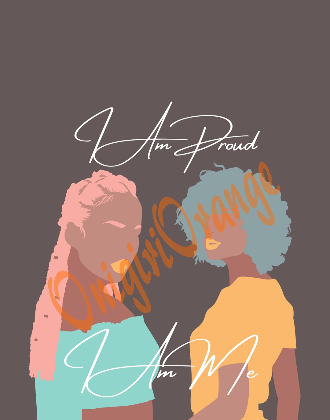 I Am Proud I Am Me Poster, Encouragement - Etsy