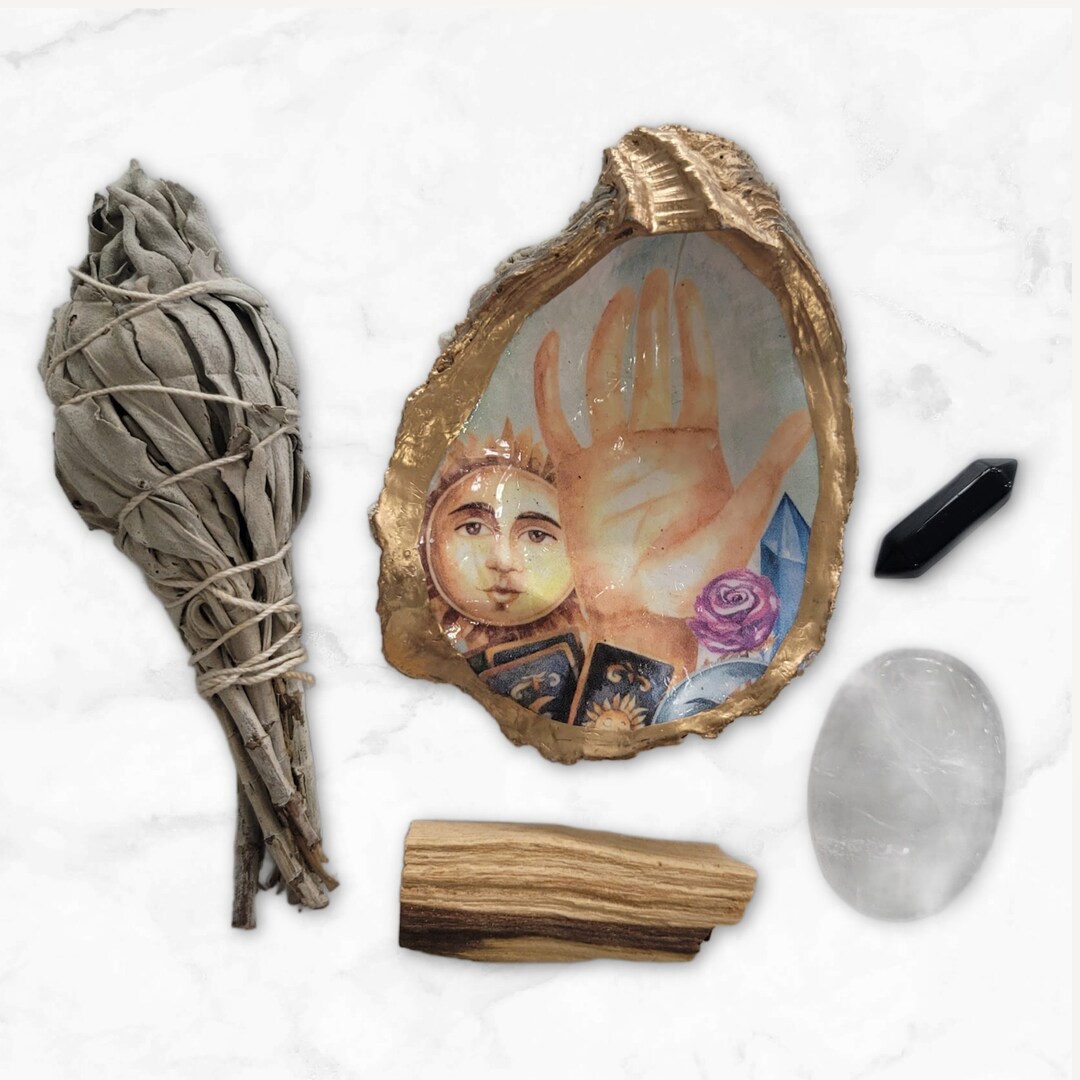 Protection Ritual Dish for Altar Dish Smudge Crystal Cleansing Kit ...