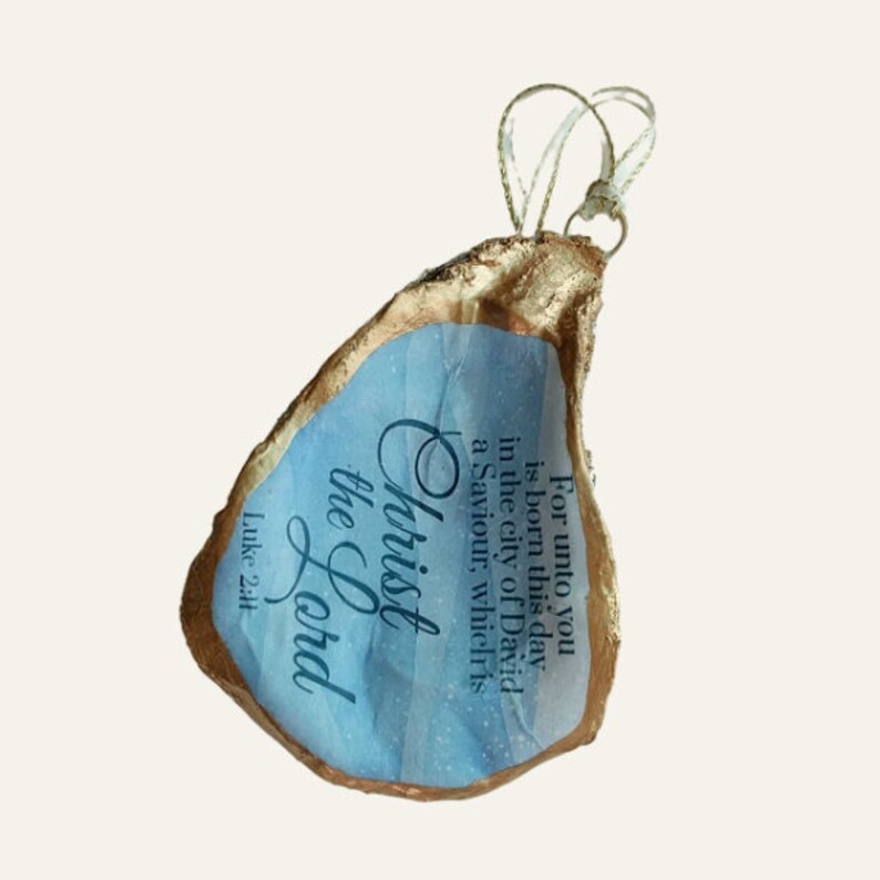 Scripture Christmas Ornament Bible Verse Luke Christ the | Etsy