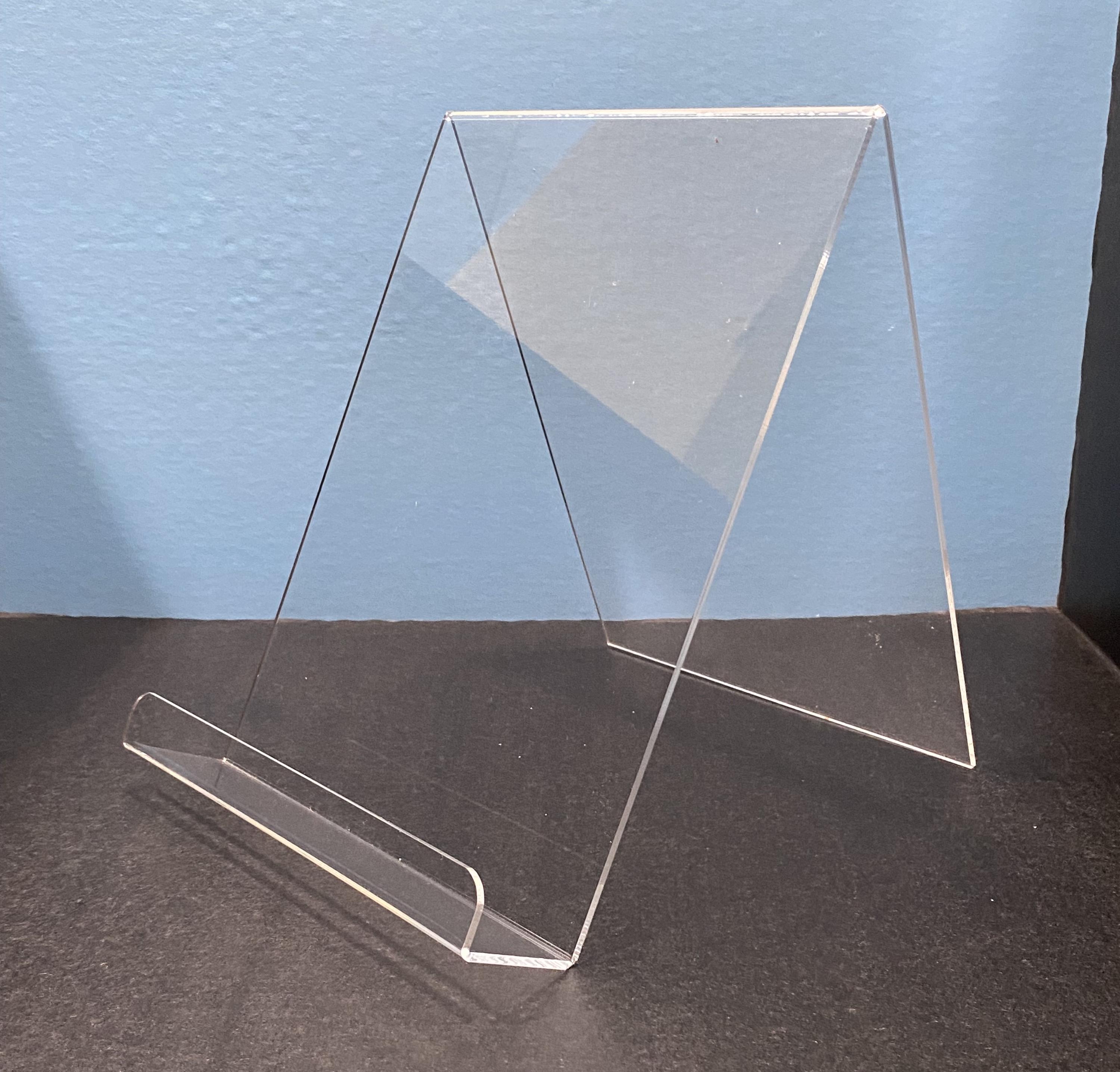 10" Non Adjustable Acrylic Display Stand. Clear Acrylic. Thickness .118 ...