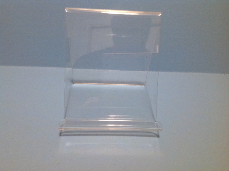 10" Non Adjustable Acrylic Display Stand. Clear Acrylic. Thickness .118 ...