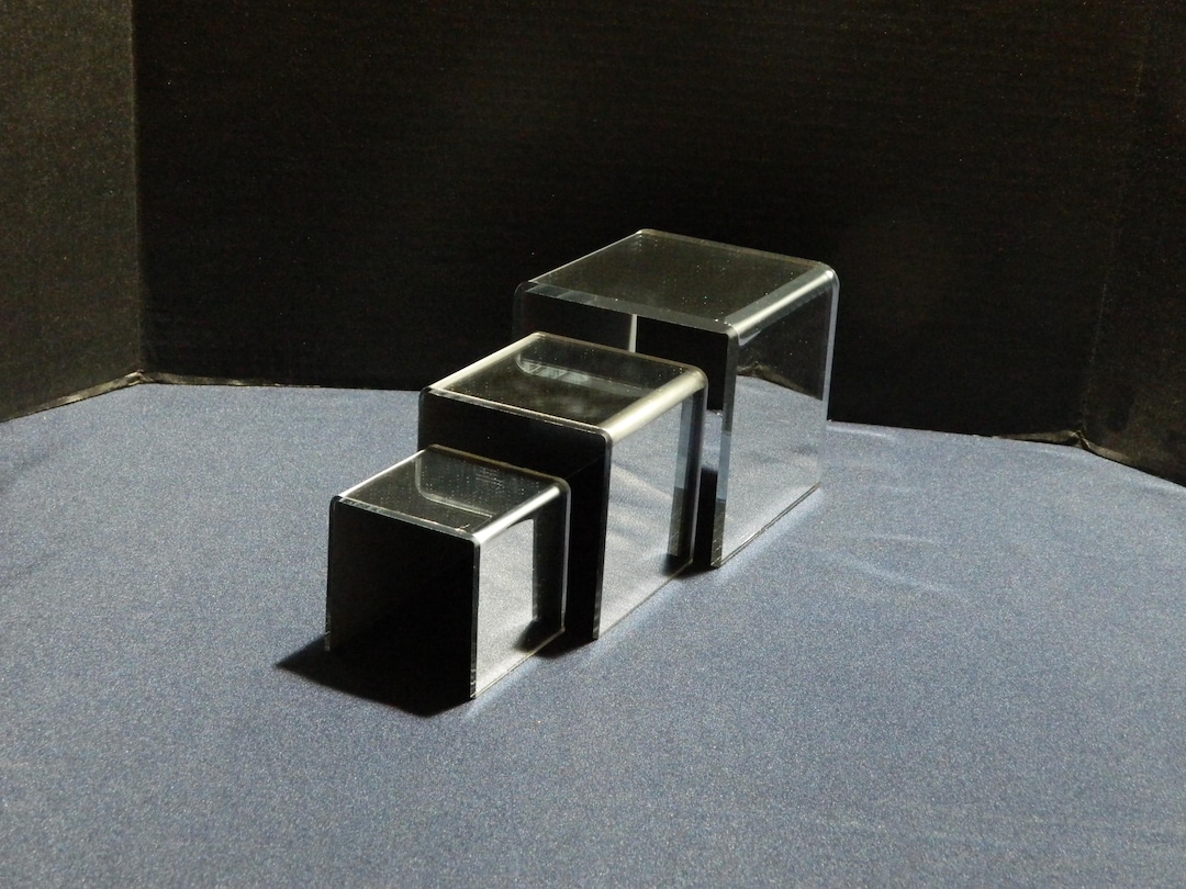 Mirrored Acrylic Riser Set of 3 Sizes 3", 4", 5", 1/8" Material - Etsy