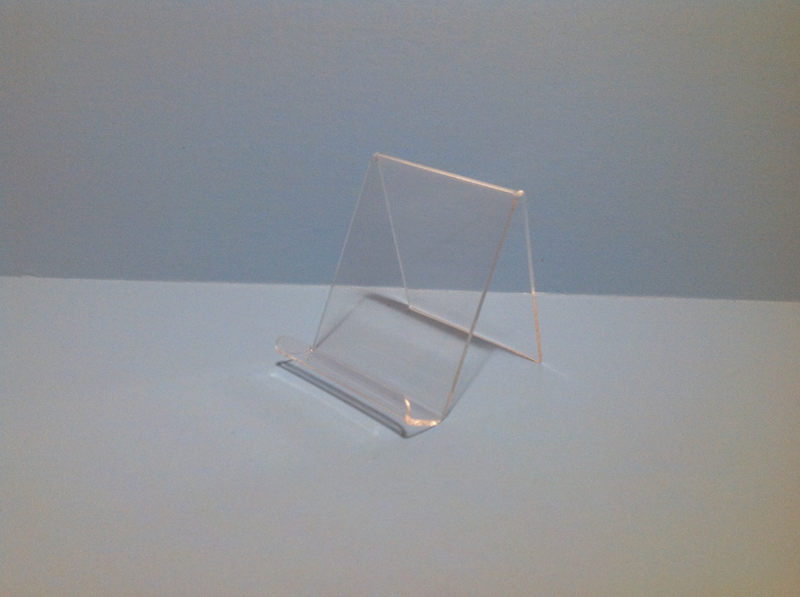 4" Non Adjustable Acrylic Display Stand. Clear Acrylic. Thickness of ...