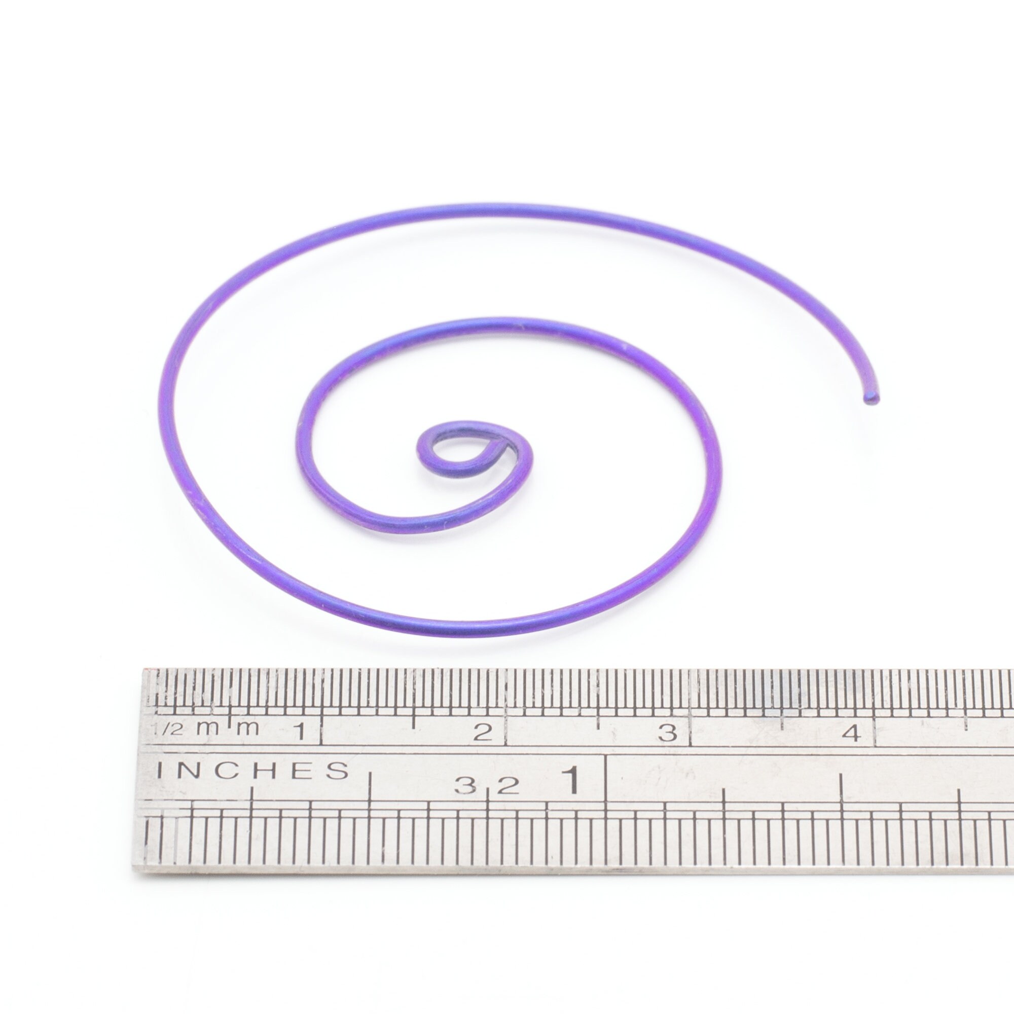 Buy Spiral Titanium Hoops Available in Different Sizes and Wire Online ...