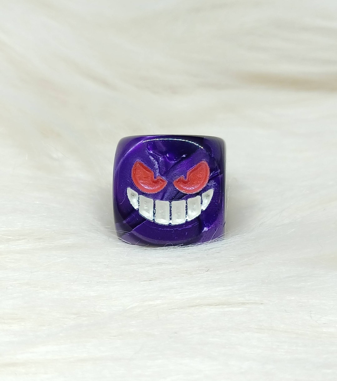 Monster Face Dice - ONE Engraved D6 Dice - 16mm - Etsy