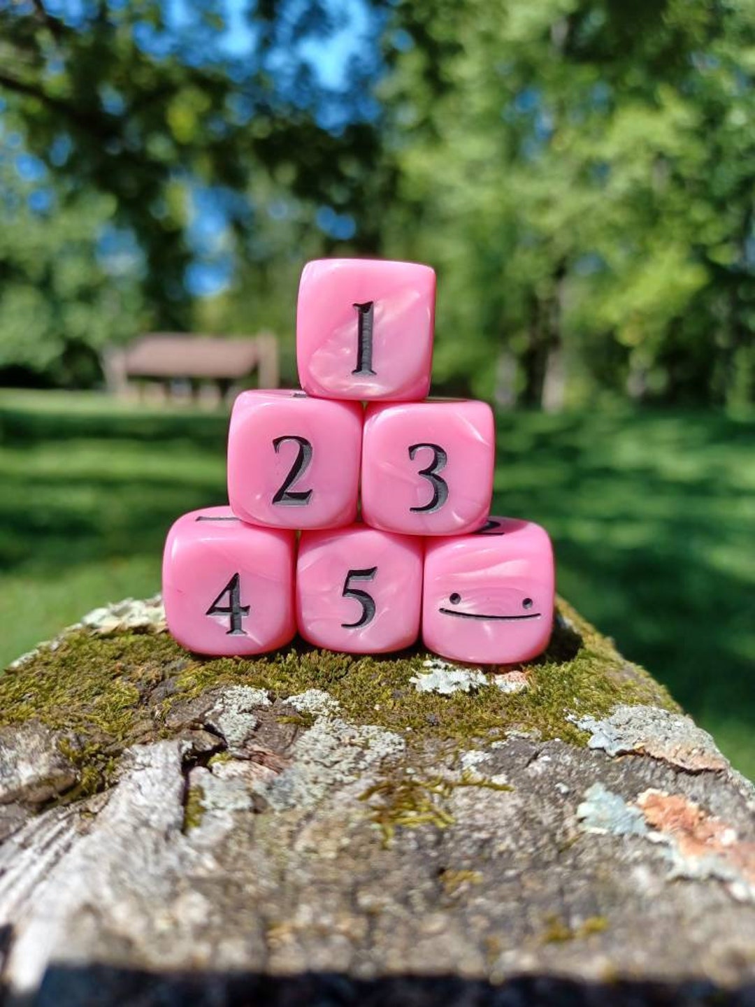Monster Face Dice - Set of 6 Engraved D6 Dice - 16mm - Free US Shipping - Etsy