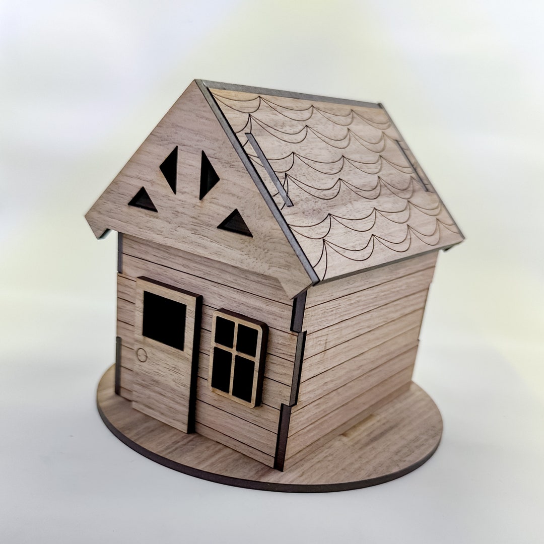 Farmhouse Laser SVG Files, Christmas House Cut Files for Laser ...