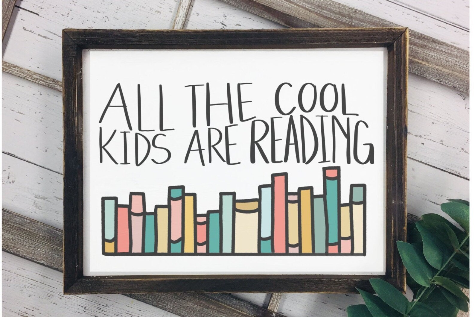 All the Cool Kids Are Reading Printable SVG and PNG File | Etsy