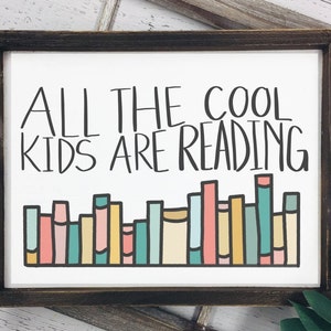 All the Cool Kids Are Reading Printable SVG and PNG File Handlettered ...