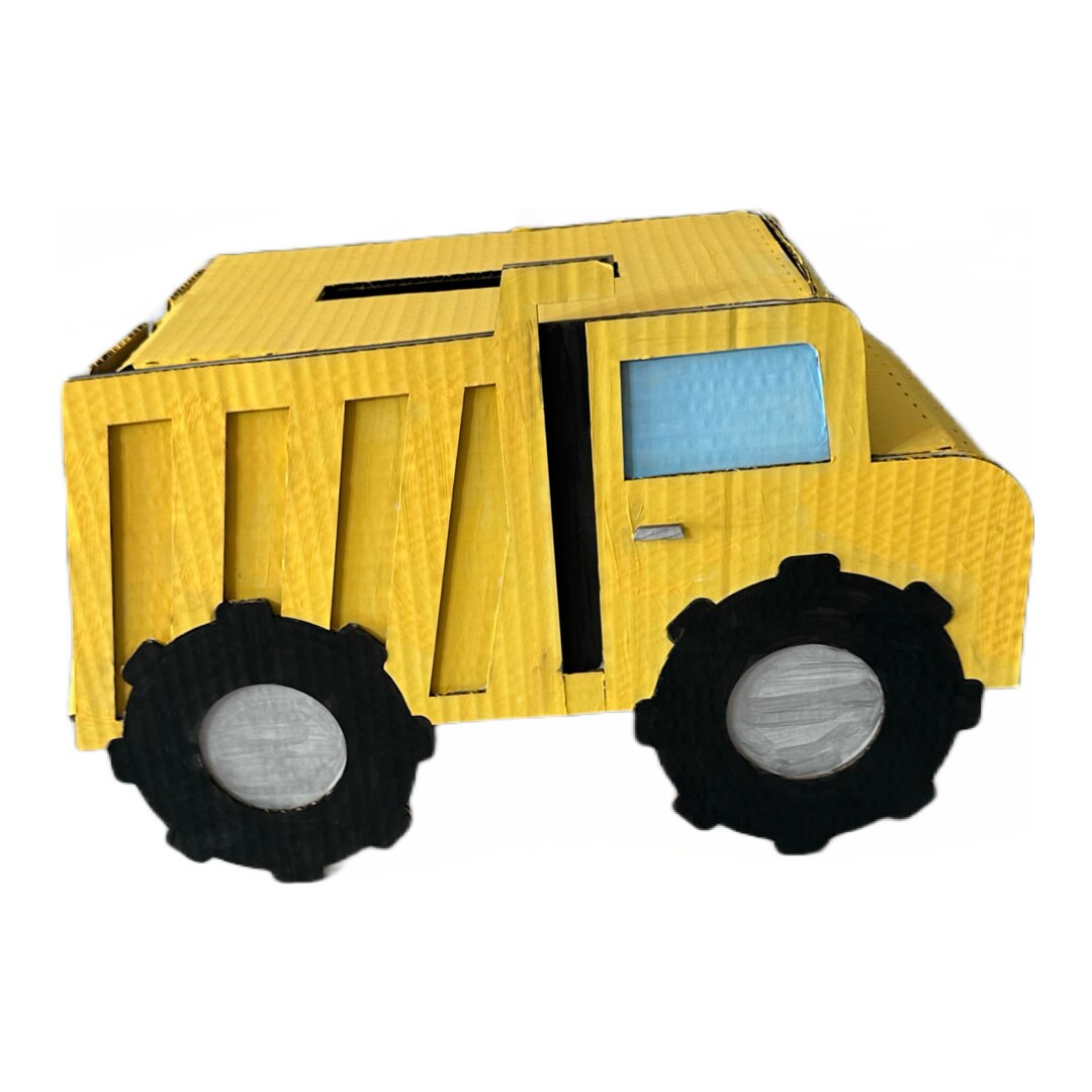 Dump Truck Box Laser SVG File, Cardboard Laser SVG File, Valentine Box ...