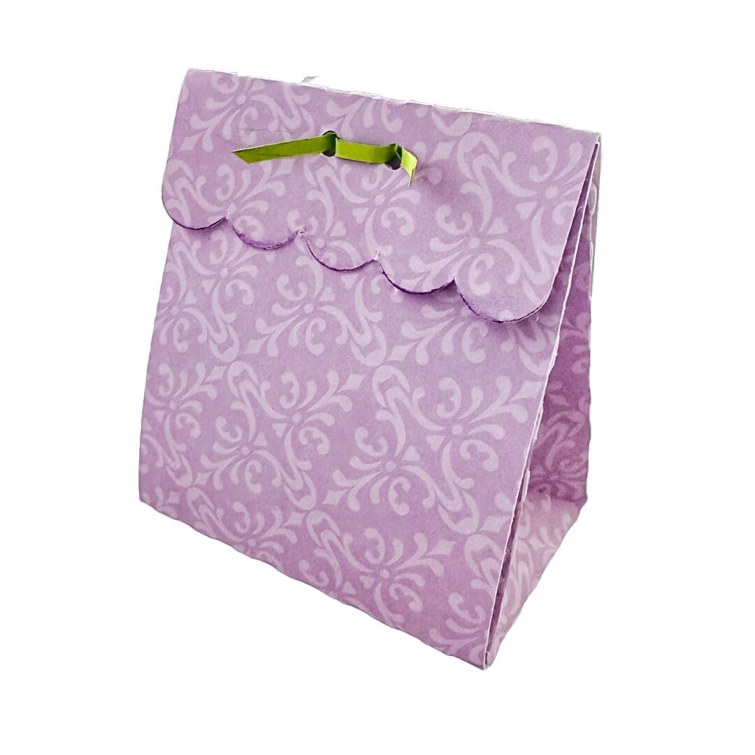 Scallop Bag With Flap Treat Box SVG, Paper Box SVG, Laser SVG File ...