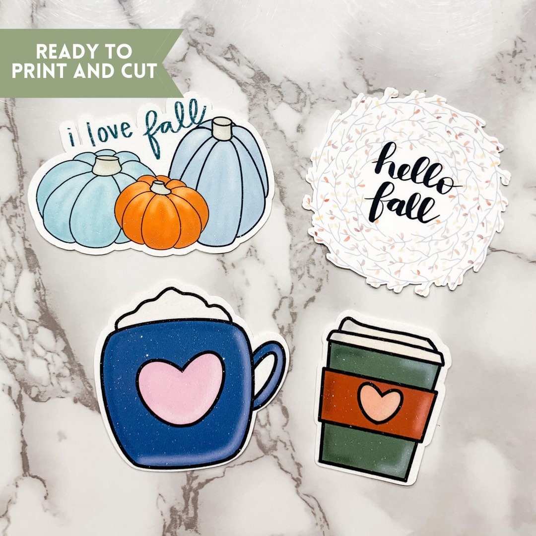 Fall SVG and PNG Files for Print and Cut - Etsy