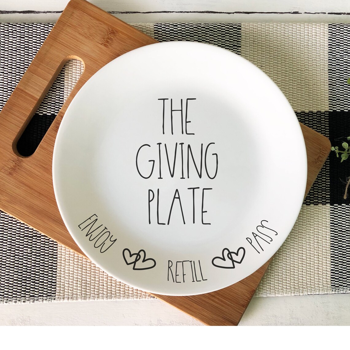 The Giving Plate SVG PNG Digital Cricut Silhouette Cut File | Etsy