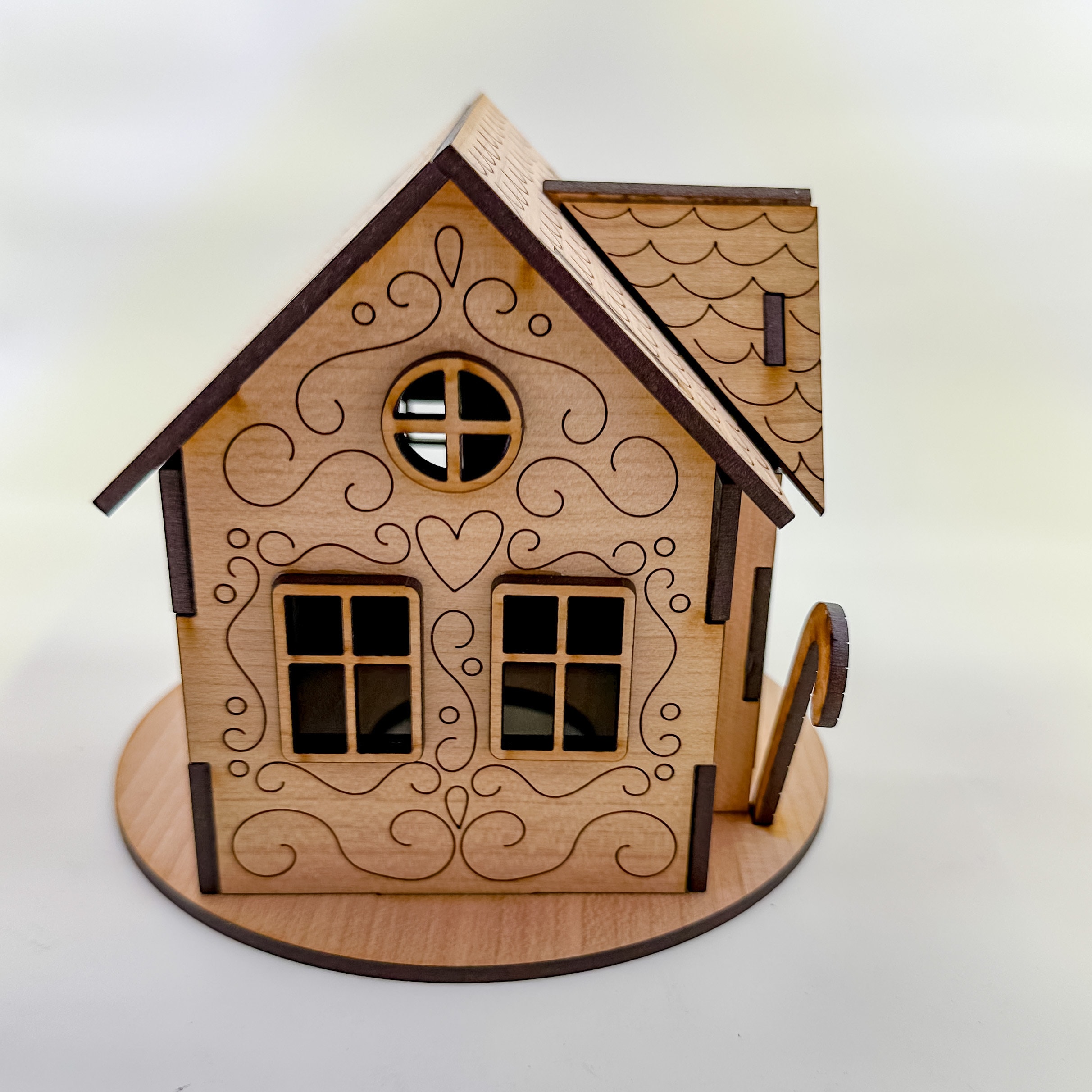 Gingerbread House Laser SVG Files, Christmas House Cut Files for Laser ...
