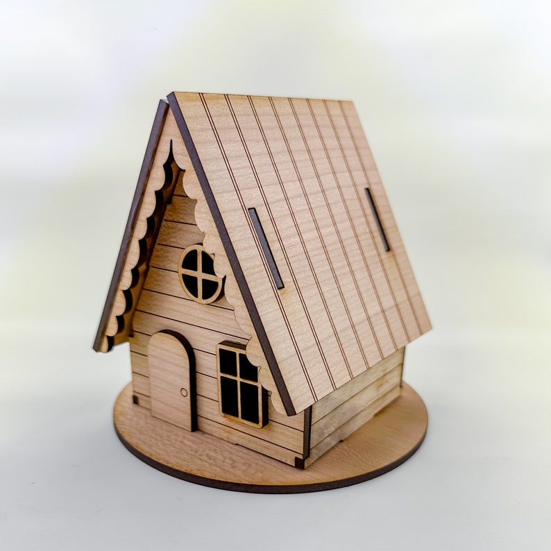 Christmas Village Laser SVG Files, Christmas House Cut Files for Laser ...