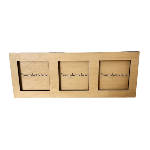 Three Picture Frame - Etsy