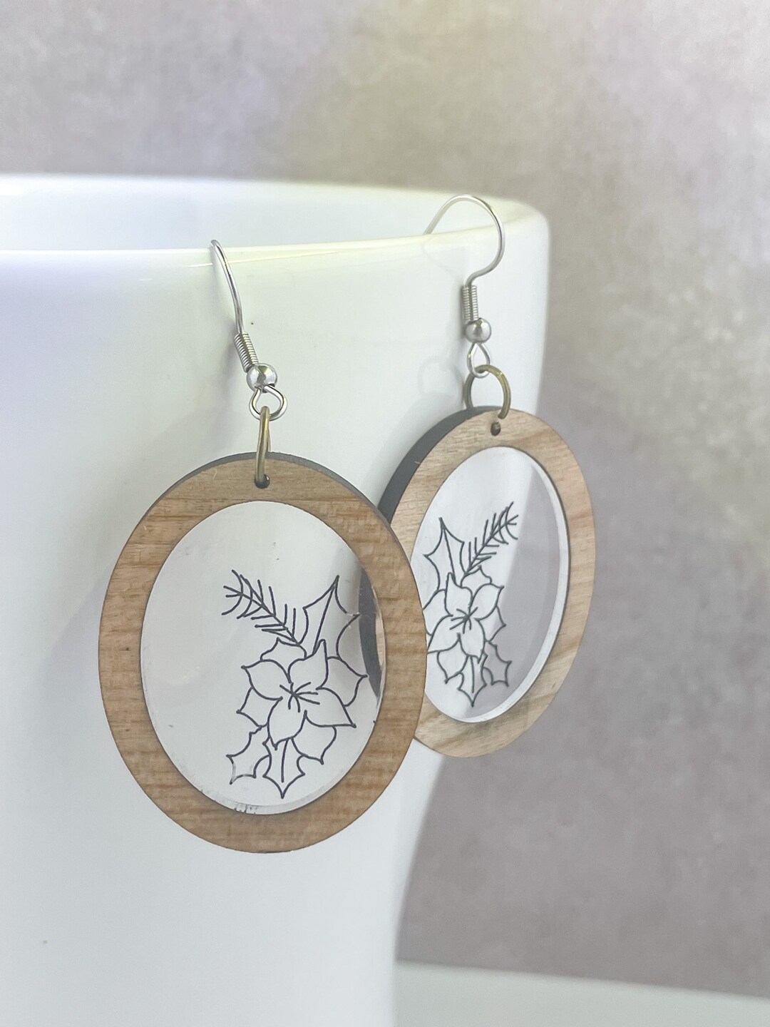 Christmas Earring SVG Bundle, Laser Cut Earring SVG, Earrings SVG ...