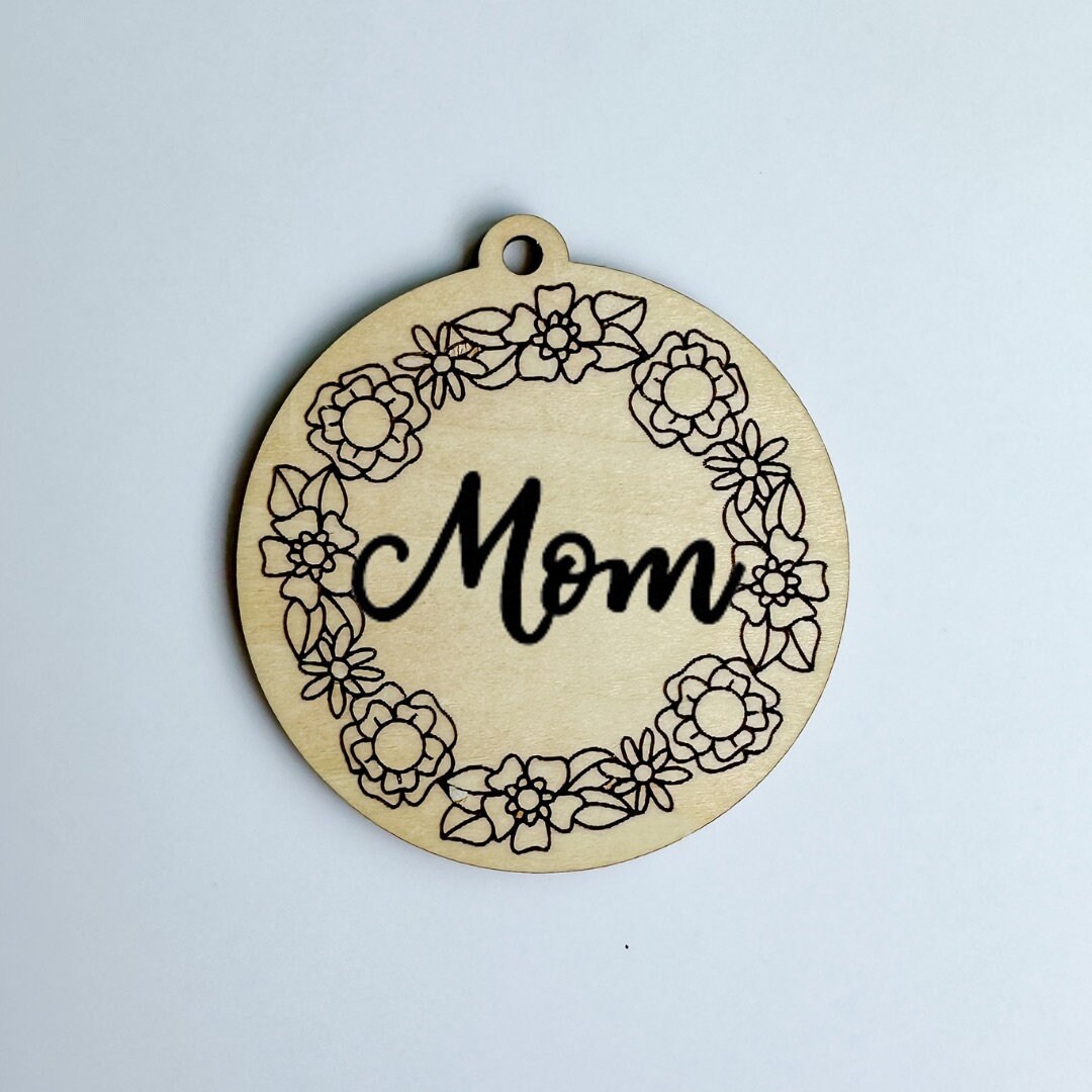 Mom Tag SVG Bundle File, Mother’s Day Tag SVG Template, Laser Cut DIY ...