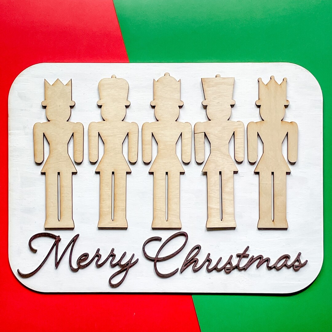 Nutcracker Christmas Sign SVG, Laser Cut SVG Files, Christmas Decor SVG ...