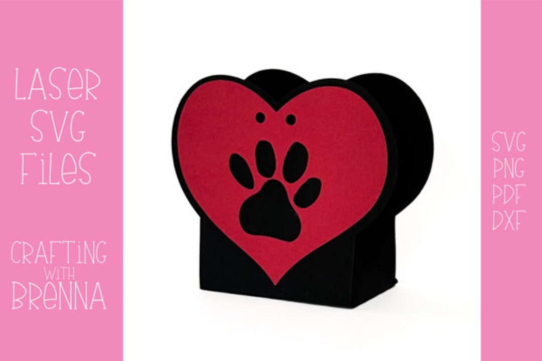 Dog Bag Treat Box SVG, Paper Box SVG, Laser SVG File, Paper Cut File - Etsy