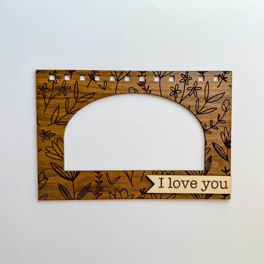 Photo Book Cover Laser Cut SVG File, 4x6 Notebook Cover Template ...
