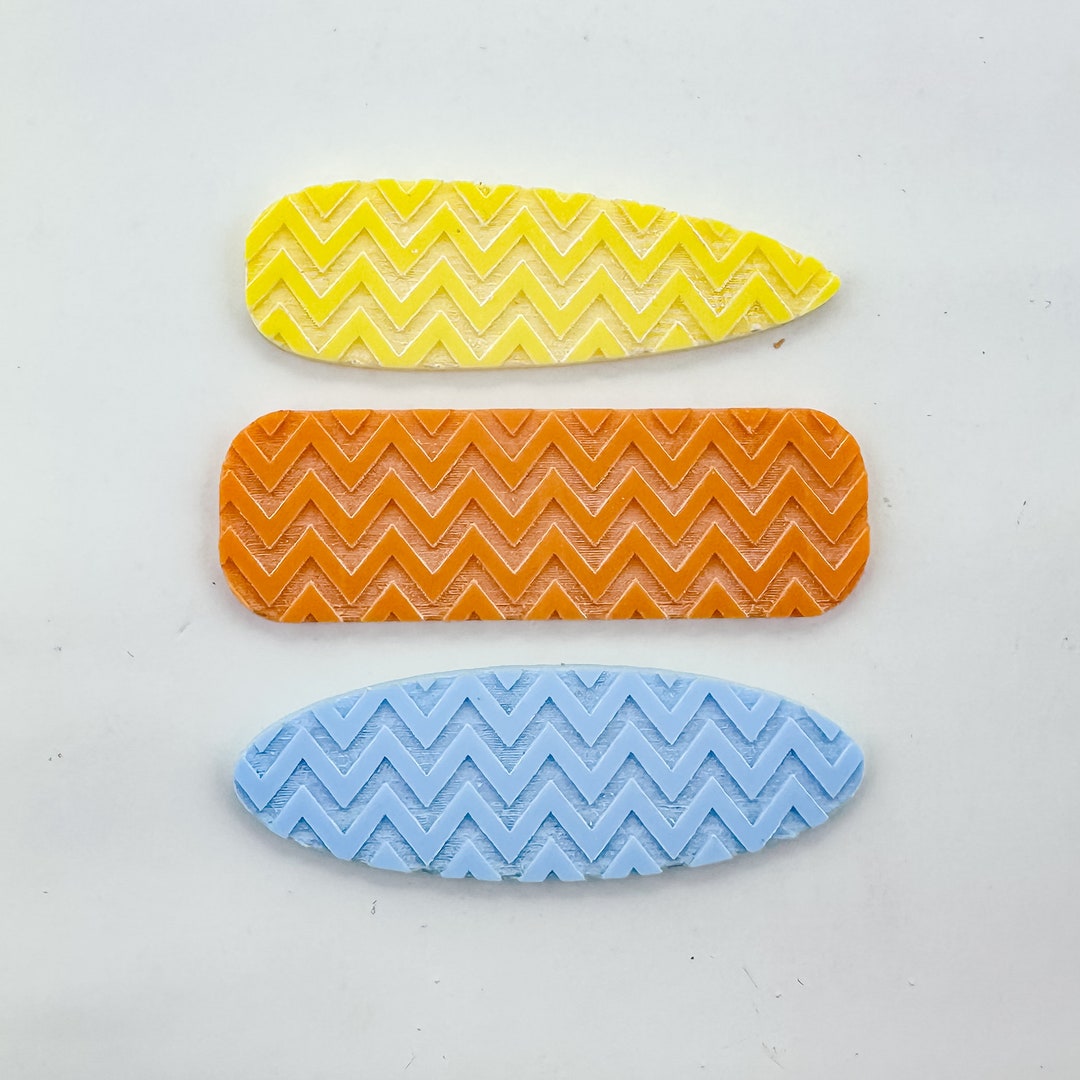 Chevron Pattern Hair Clips SVG File, Laser SVG File, Hair Clip Cut File ...