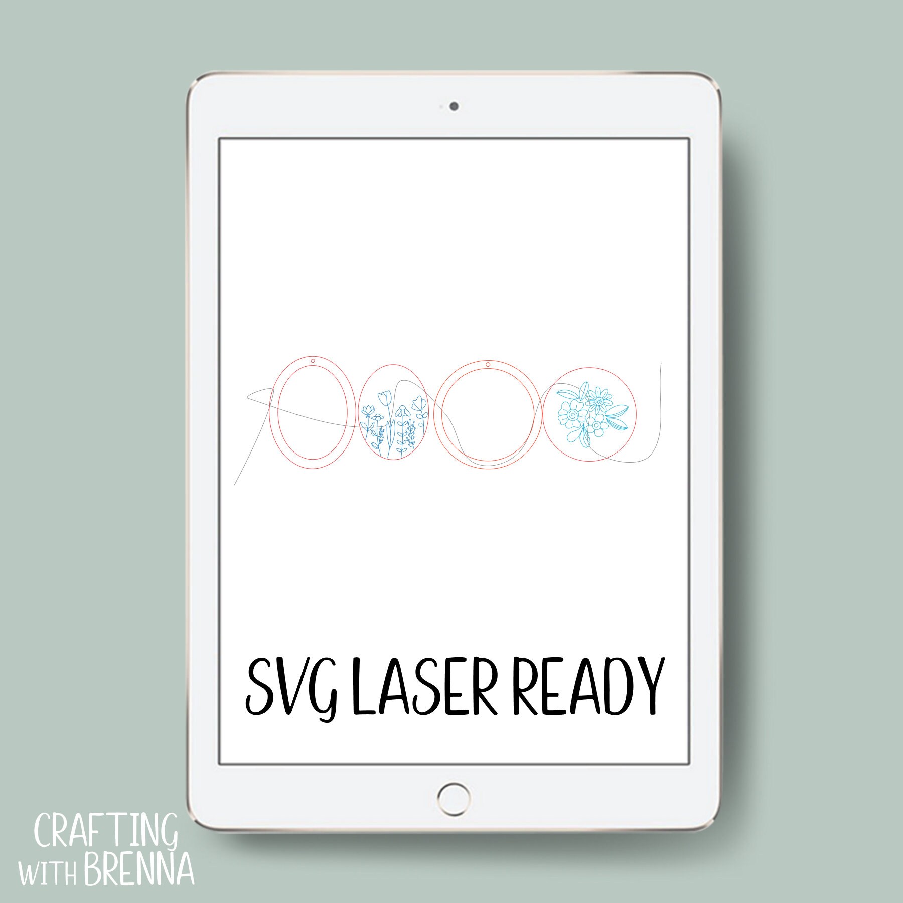 Flower Acrylic Earring SVG Flower Inlay Earring Cut File - Etsy