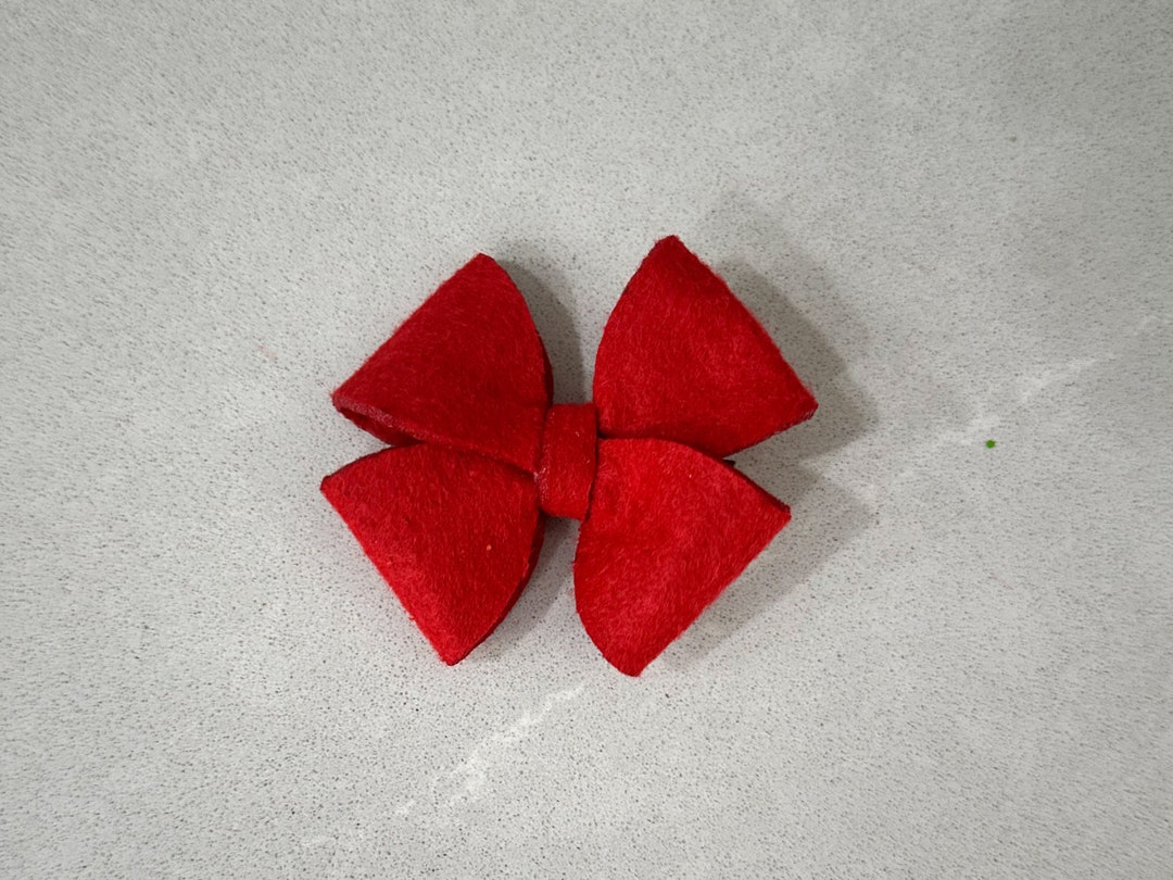 Felt Bow Laser SVG File, Four Corner Bow SVG File, Laser Cut File ...