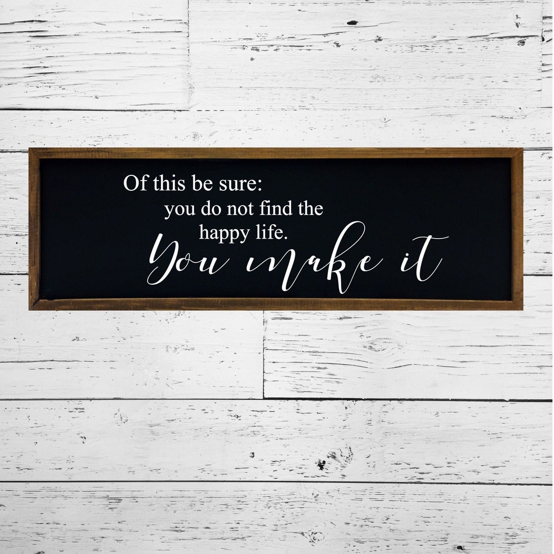 Happy Life Quote SVG and PNG Cut File - Etsy