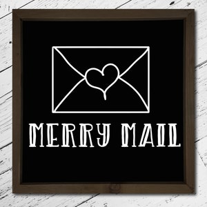 Merry Mail SVG and PNG File - Etsy