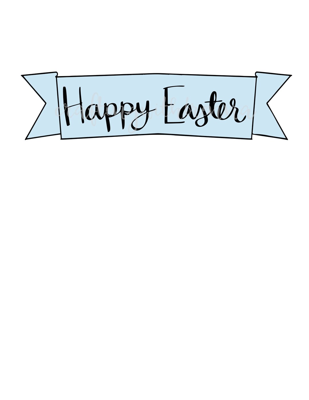 Happy Easter Banner SVG PNG File - Etsy