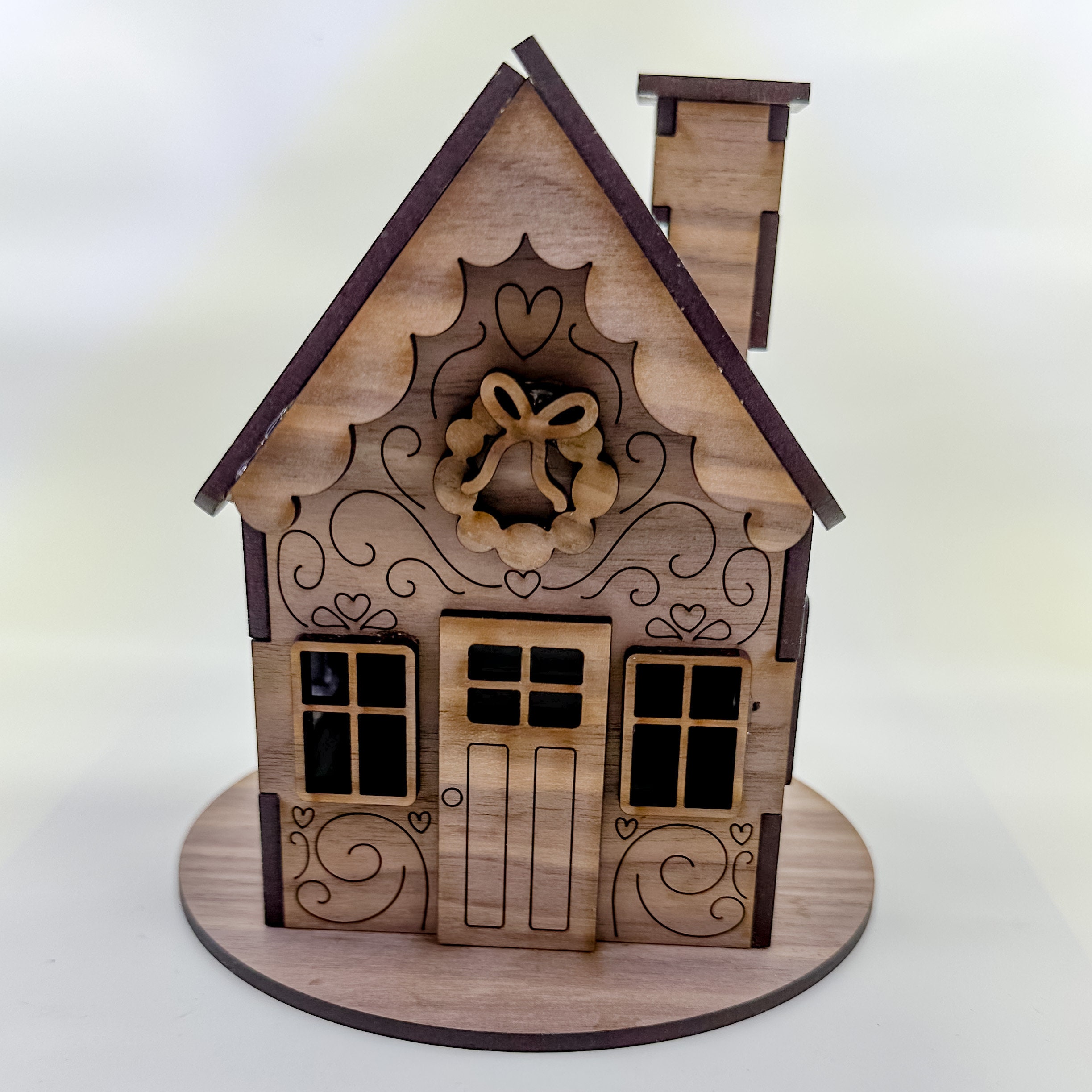 Gingerbread House Laser SVG Files, Christmas House Cut Files for Laser ...