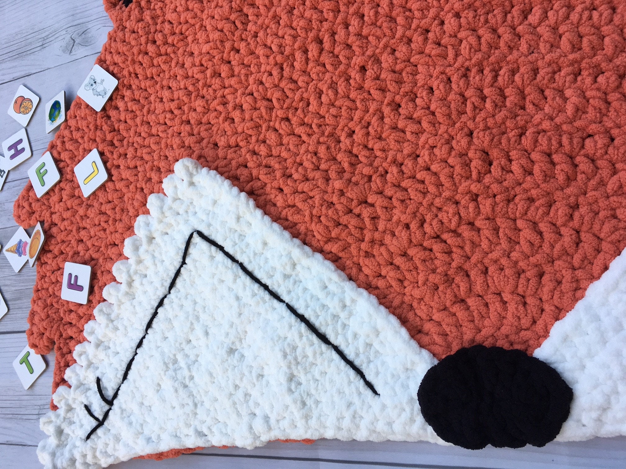 Woodland Nursery Decor, Animal Rug, Fox Rug, Red Panda Mat, Baby Play ...