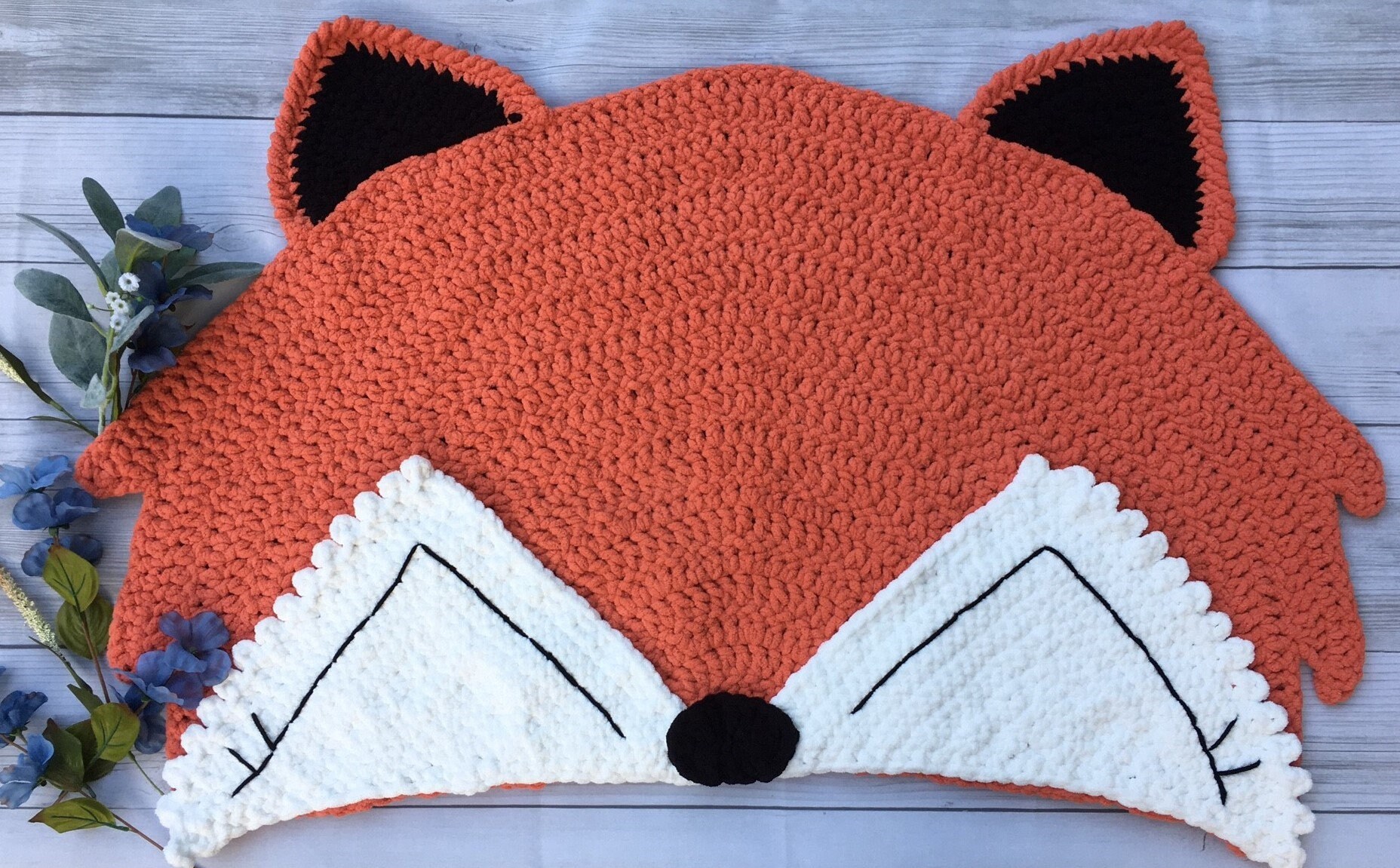 Woodland Nursery Decor Animal Rug Fox Rug Red Panda Mat - Etsy