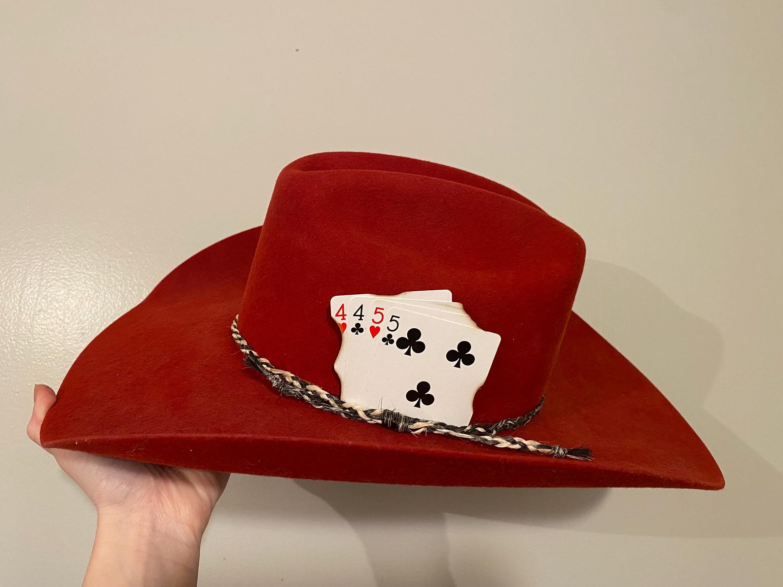 Playing Card Cowboy Hat Accent - Etsy