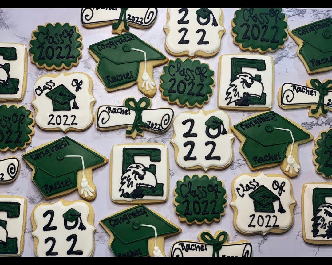Graduation Sugar Cookies (assorted 12 Pack) - Etsy