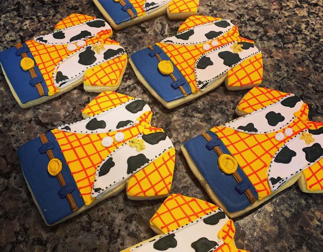 Cowboy (woody) Sugar Cookies (assorted 12 Pack) - Etsy