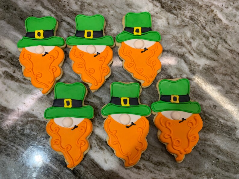 Leprechaun Sugar Cookies (assorted 12 Pack) - Etsy