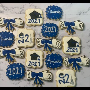 Graduation Sugar Cookies (assorted 12 Pack) - Etsy