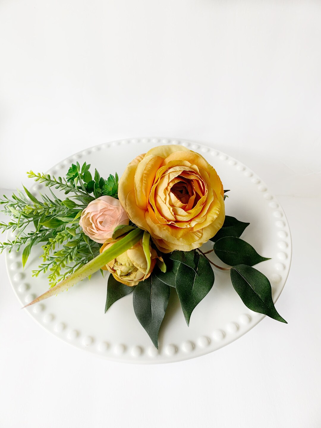 Gold Cake Topper or Small Bouquet - Etsy