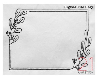 Rectangular Embroidery Pattern - Etsy