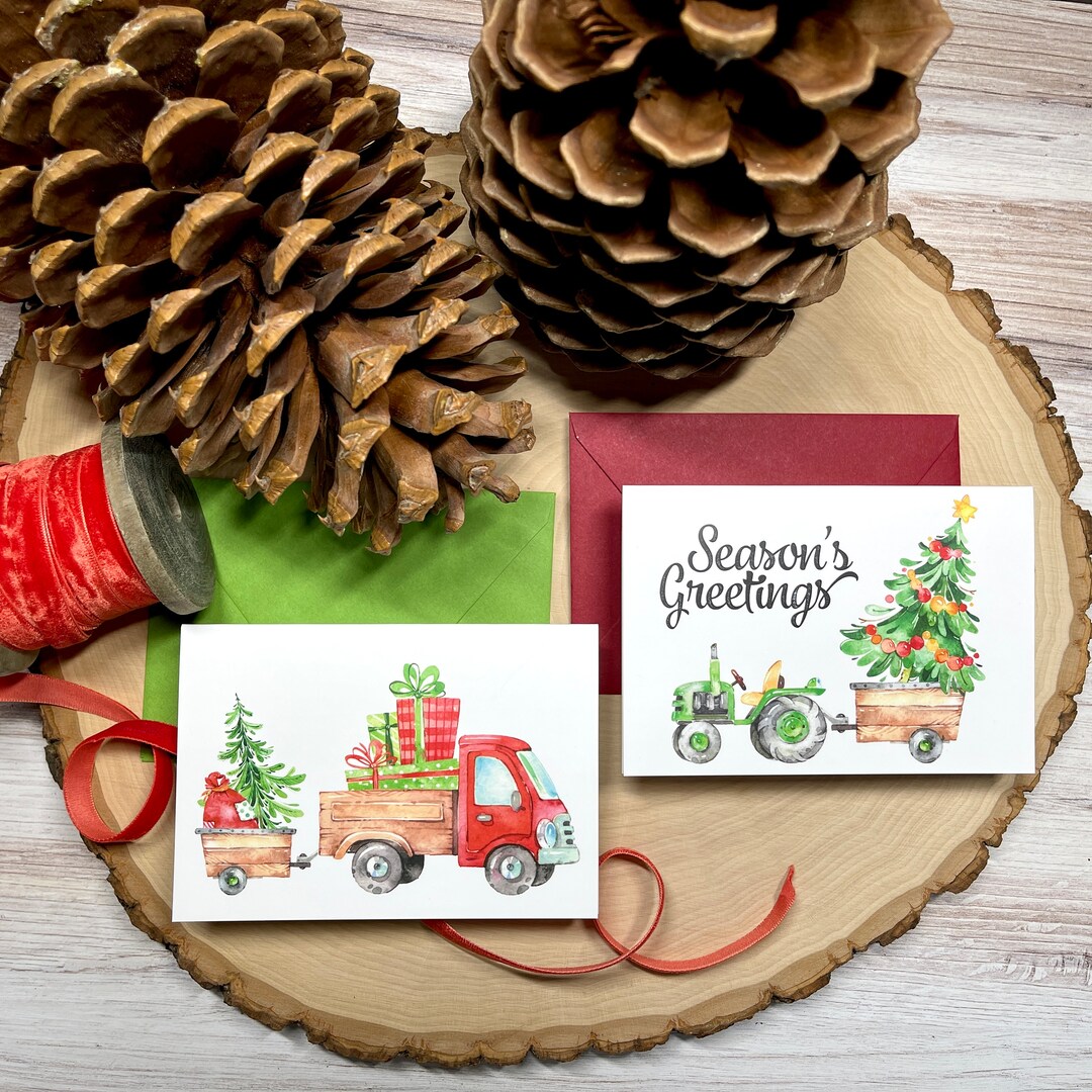 Set of 6 Greeting Cards With Envelopes Blank Greeting Cards - Etsy