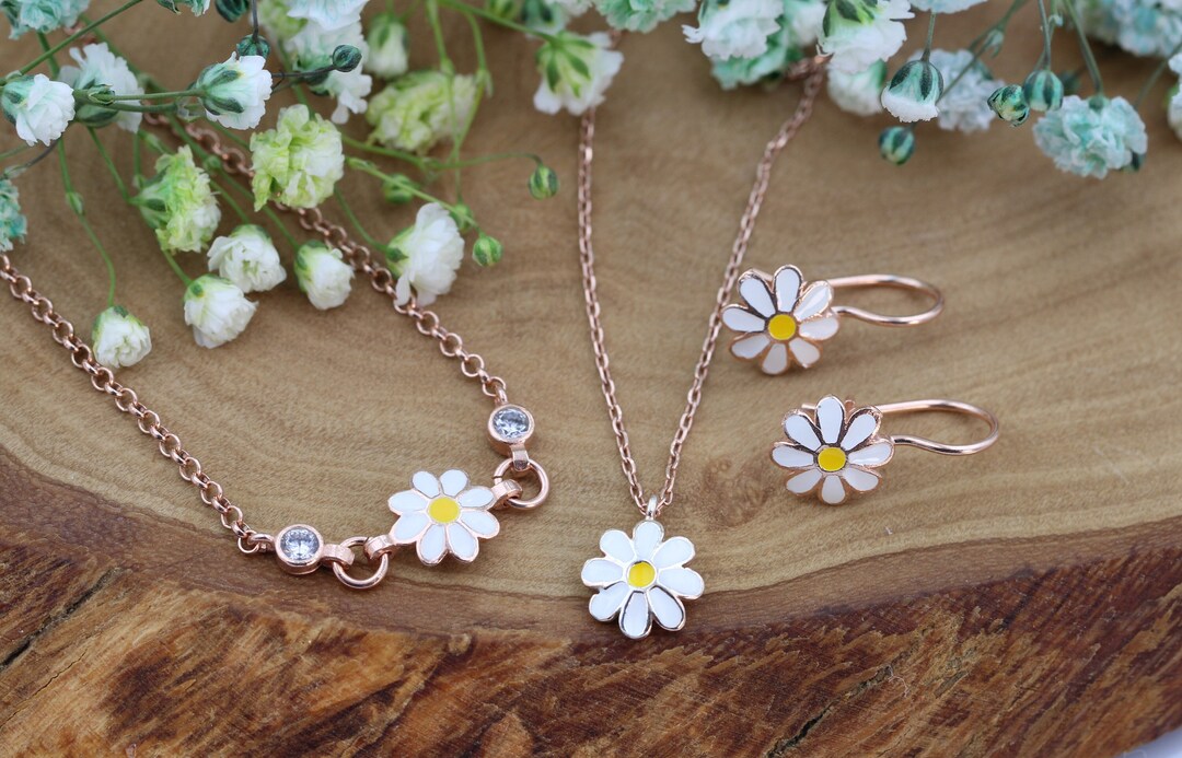 Daisy Gift Set for Kids, Daisy Kids Jewelry for Niece Granddaughter and ...
