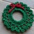 Christmas Wreath Crochet Coaster Pattern - Etsy