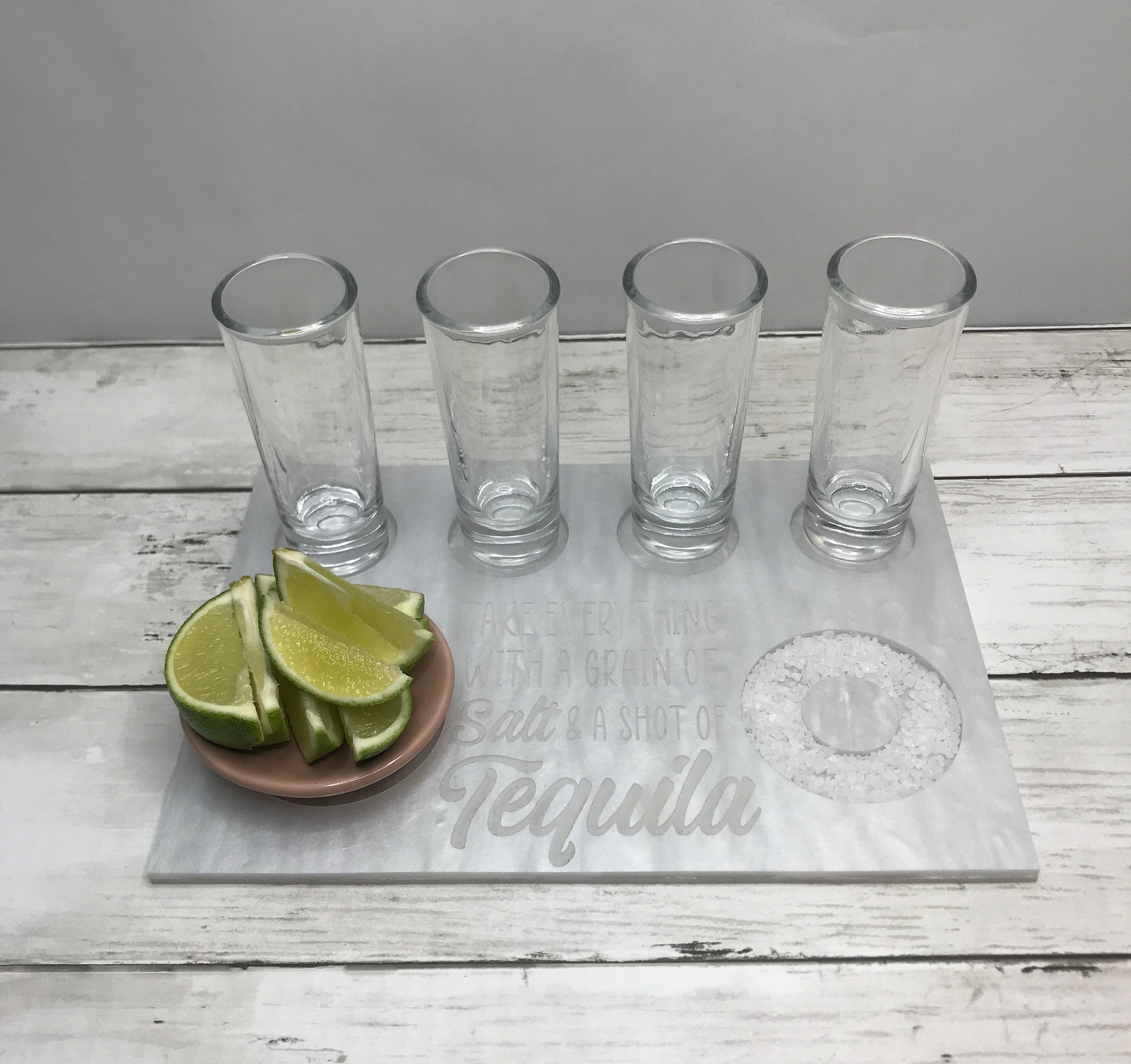 Tequila Shot Glass Flight Tray / Tequila Flight Tray / Flight | Etsy